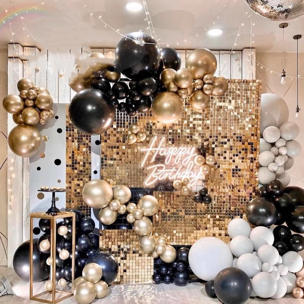 Light Gold Shimmer Wall, Upgraded with PC Grid Base Frame, Shimmer ...